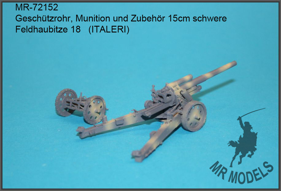 Geschützrohr, Munition und Zubehör 15cm schwere Feldhaubitze, MR-72152