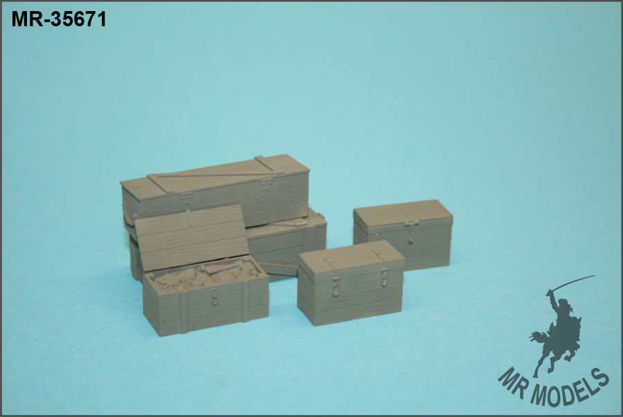 supply boxes and crates German Wehrmacht #2 MR-35671