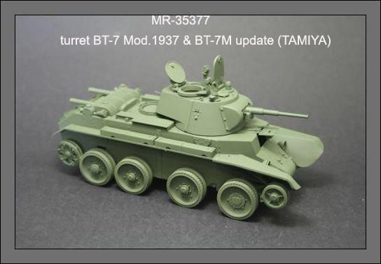 Turm BT-7 Modell 1937 späte Produktion & BT-7M update, MR-35377,